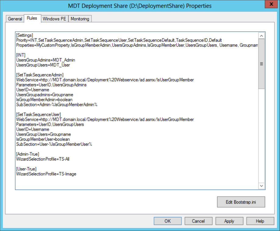 MDT: Filter task sequences on Active Directory group membership ...